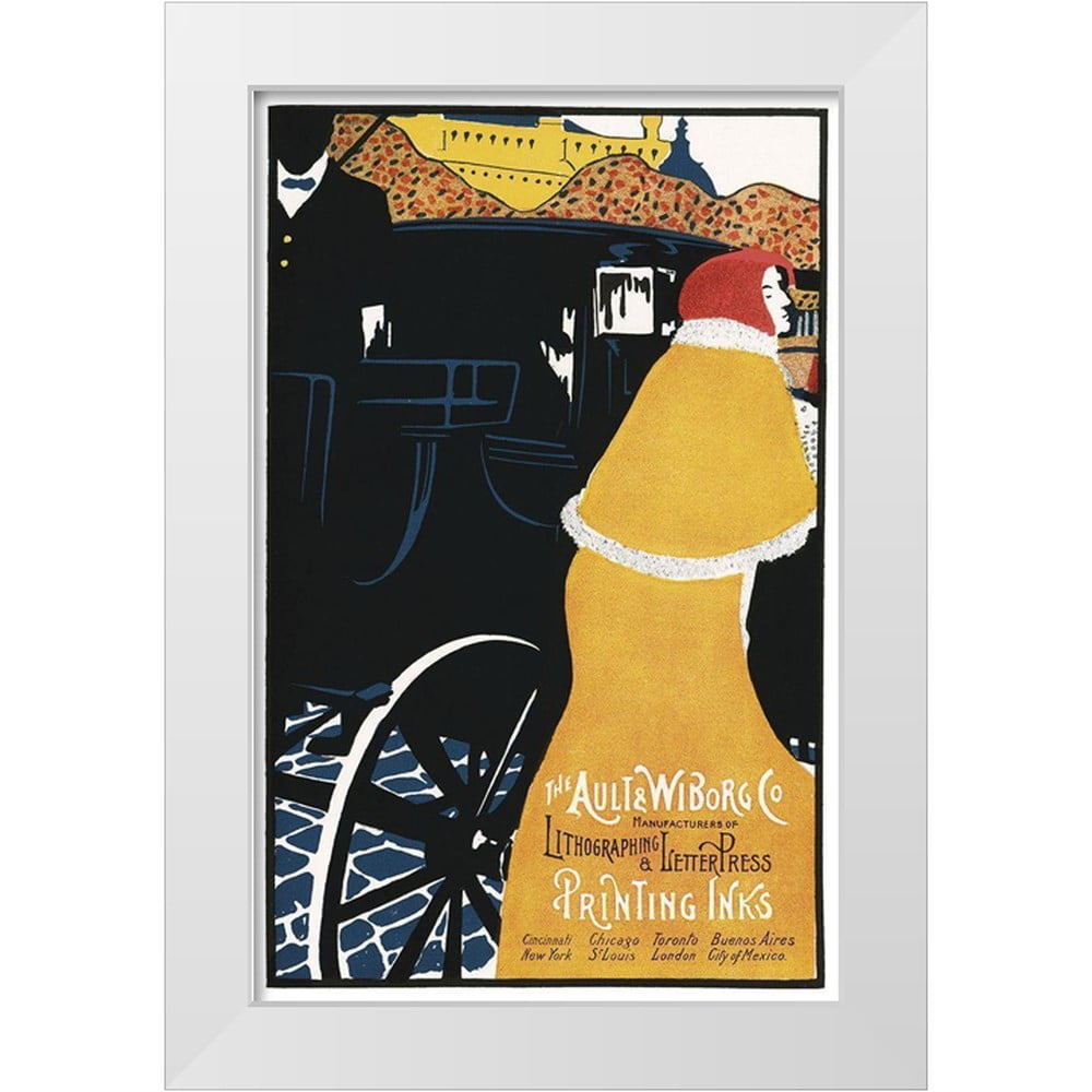 Vintage Apple Collection 17x24 White Modern Wood Framed Museum Art ...