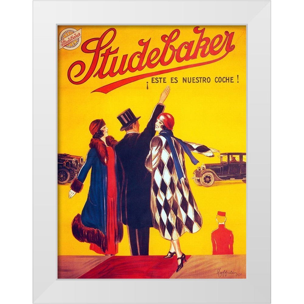 Vintage Apple Collection 19x24 White Modern Wood Framed Museum Art ...