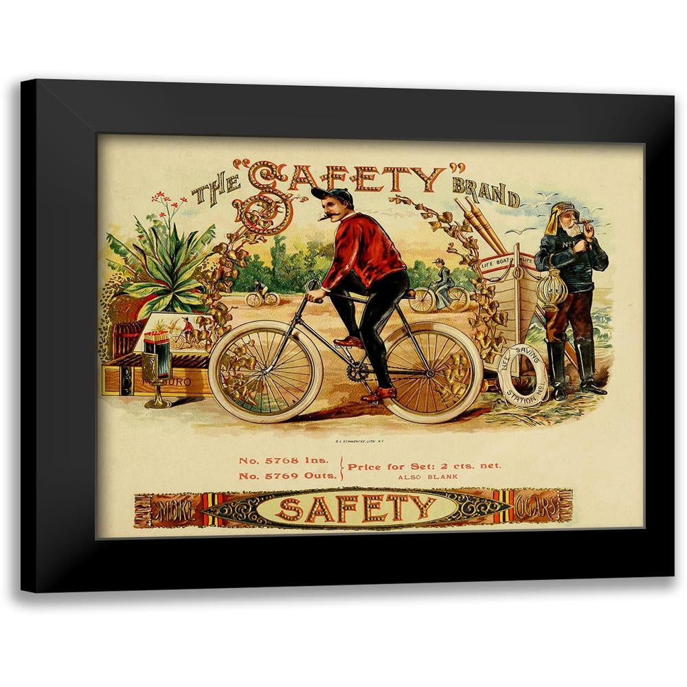 Vintage Apple Collection 24x20 Black Modern Framed Museum Art Print ...