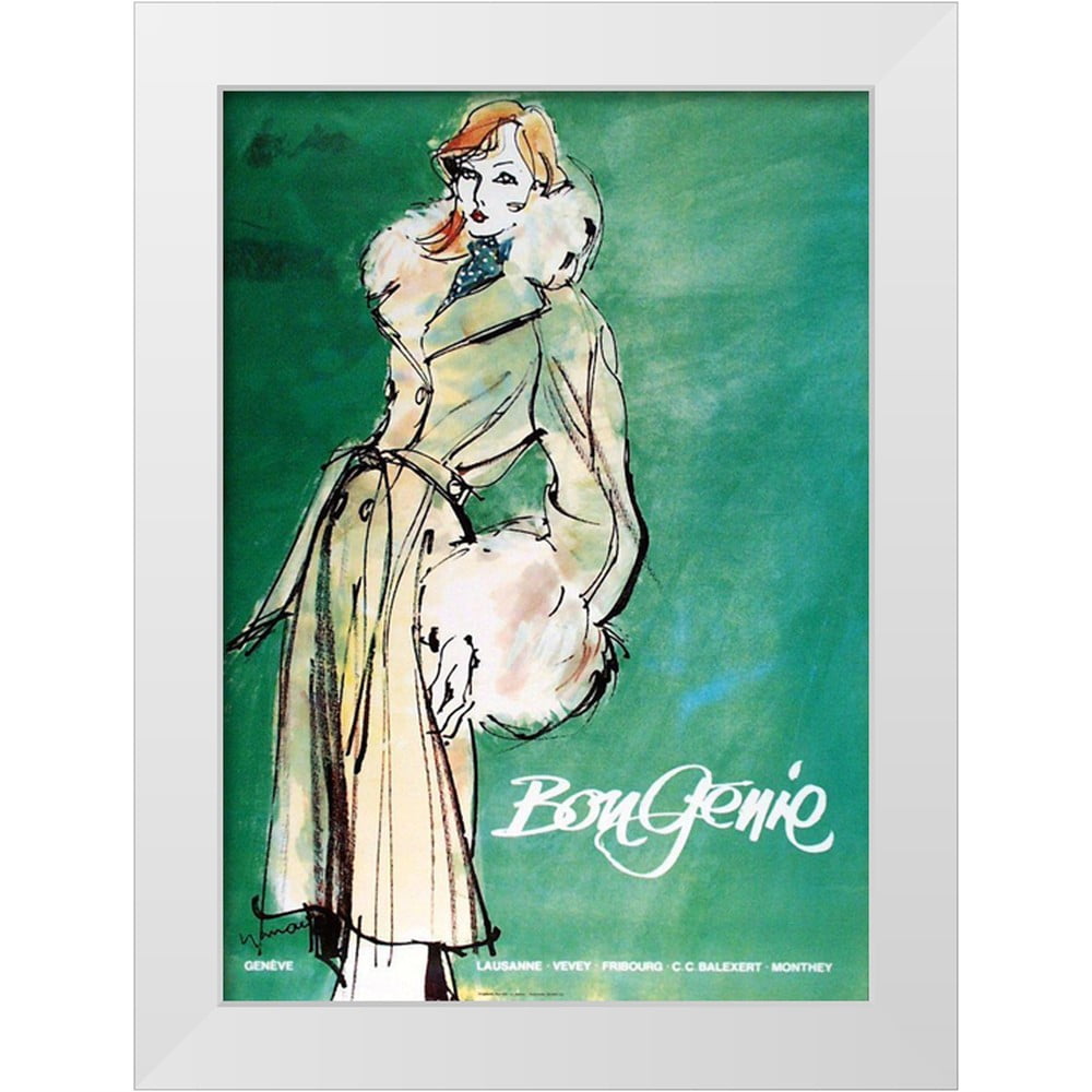 Vintage Apple Collection 24x32 White Modern Wood Framed Museum Art ...