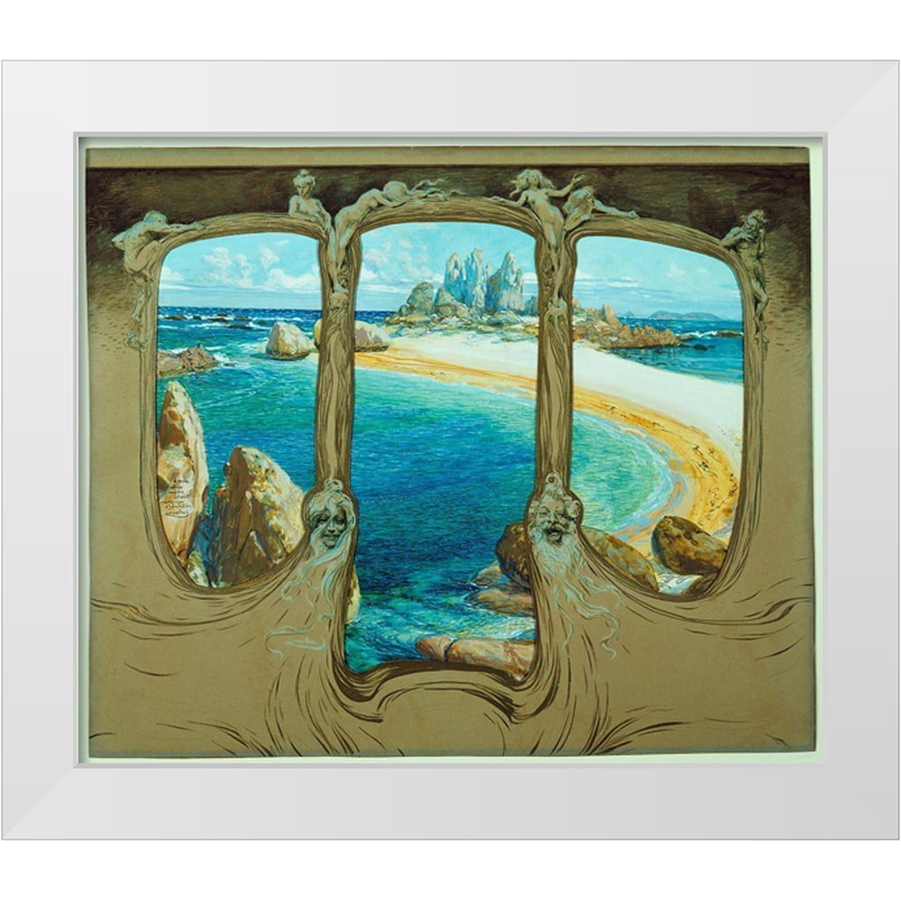 Vintage Apple Collection 30x26 White Modern Wood Framed Museum Art ...