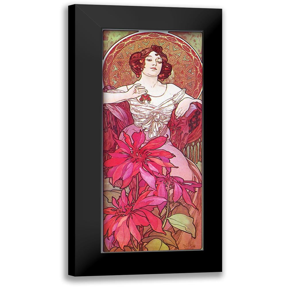 Vintage Apple Collection 8x14 Black Modern Framed Museum Art Print ...