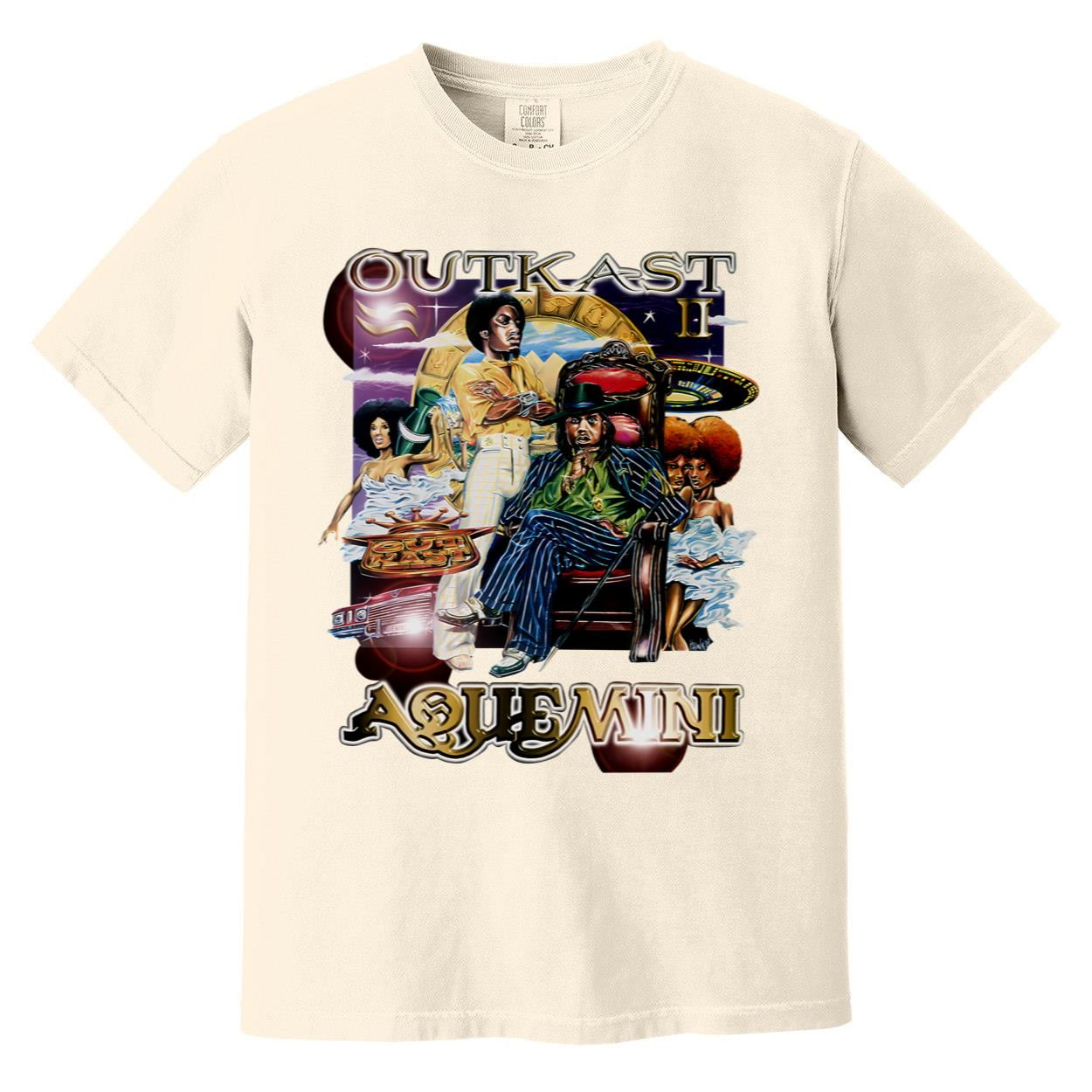 Vintage Aquemini Retro Southern Hip Hop Music Album Gift Comfort Color ...