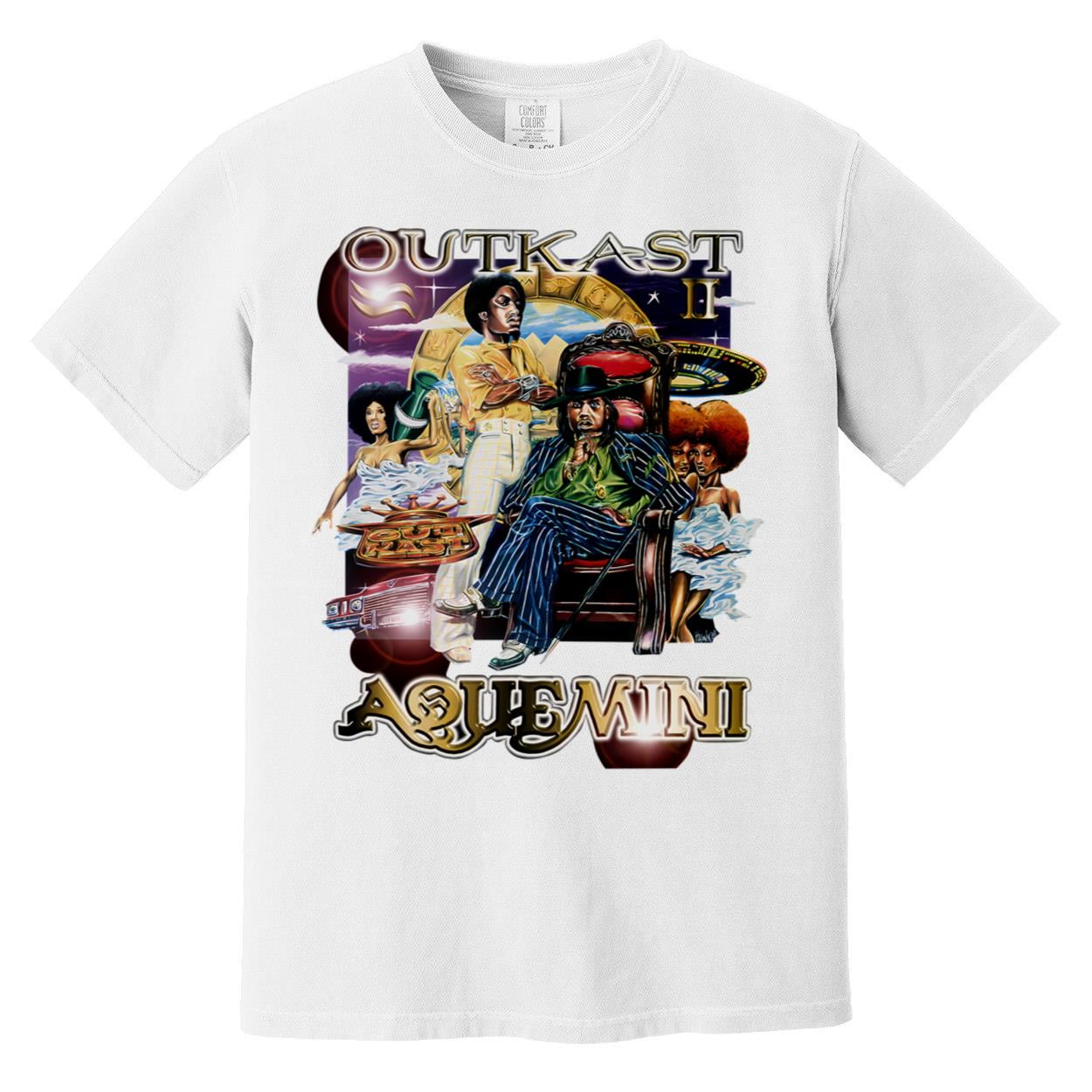 Vintage Aquemini Retro Southern Hip Hop Music Album Gift Comfort Color ...