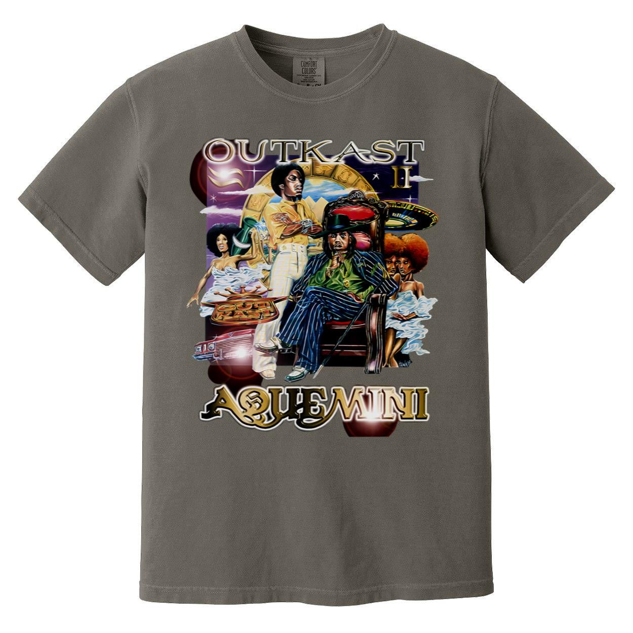 Vintage Aquemini Retro Southern Hip Hop Music Album Gift Comfort Color ...