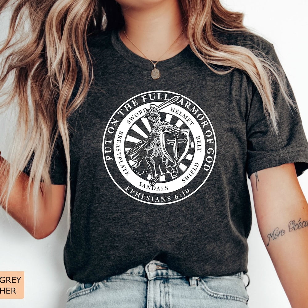 Vintage Armor Of God Religious Christian Women Gift Bible Verse Ephesians - Perfect Gifts For ...