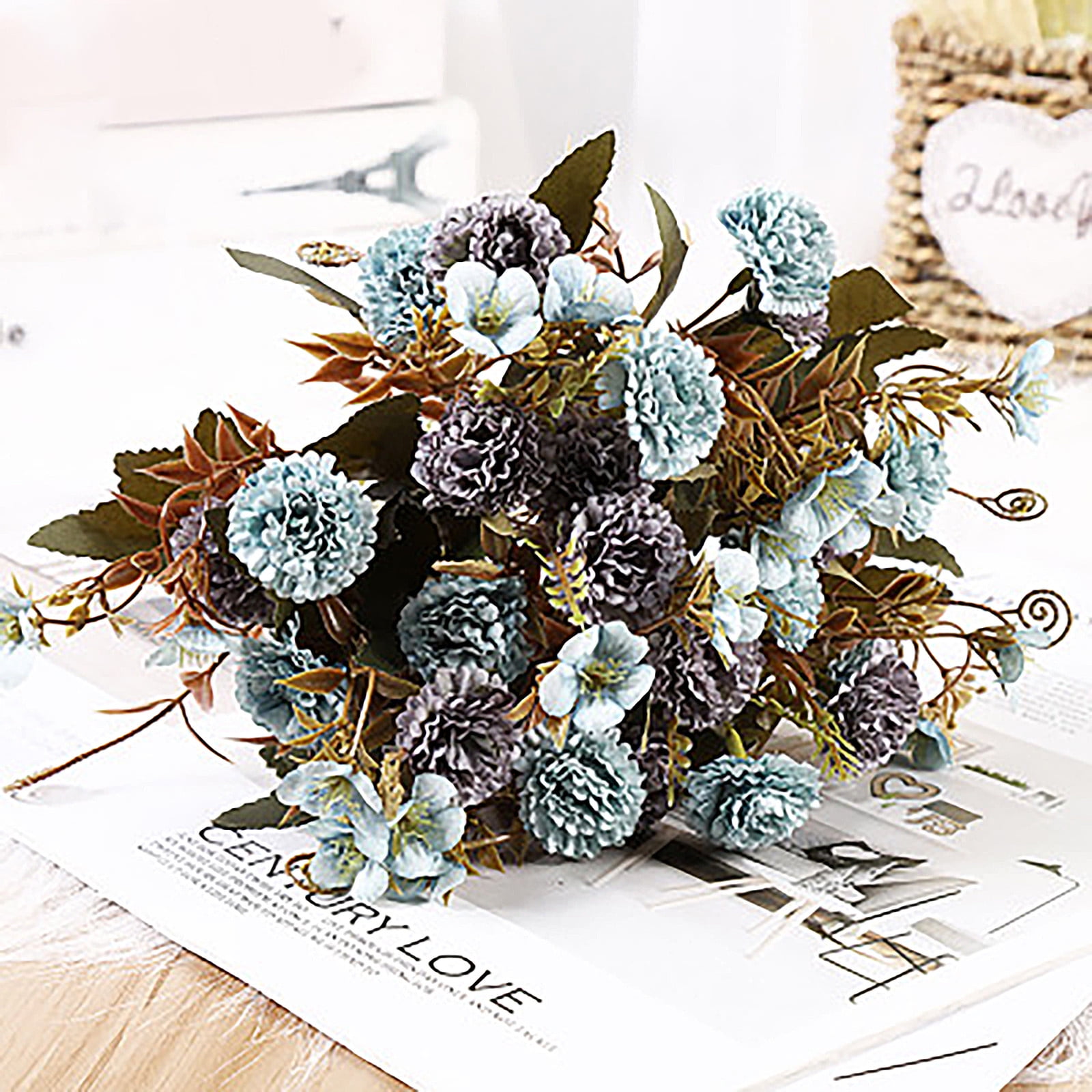 Vintage Artificial Fake Silk Flowers,Faux Silk Flower Vintage ...