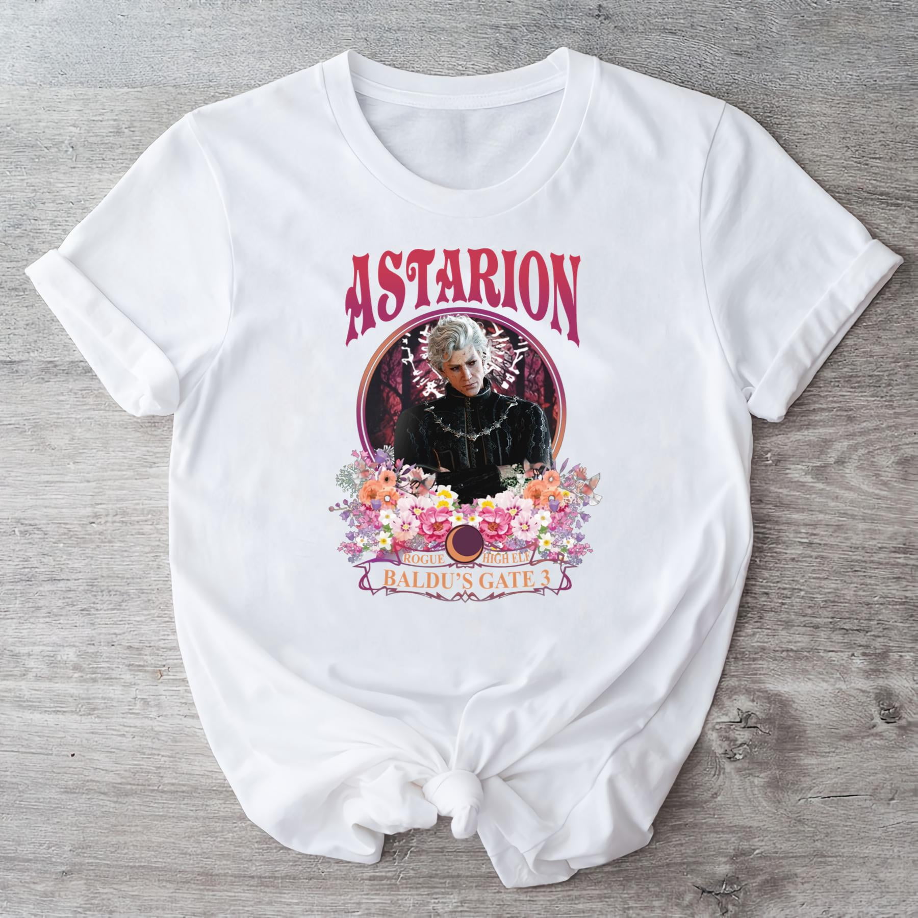 Vintage Astarion Baldurs Gate 3 Shirt, Astarion Rogue High Elf T-Shirt ...