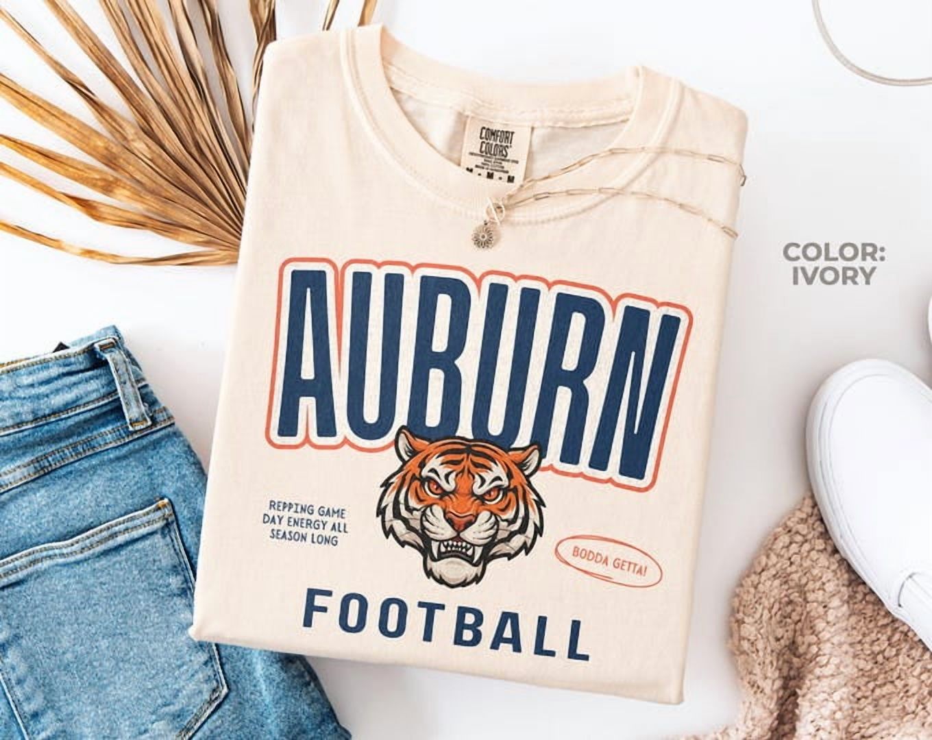 Vintage Auburn College Merch, Auburn Mascot Tshirt, College Football ...