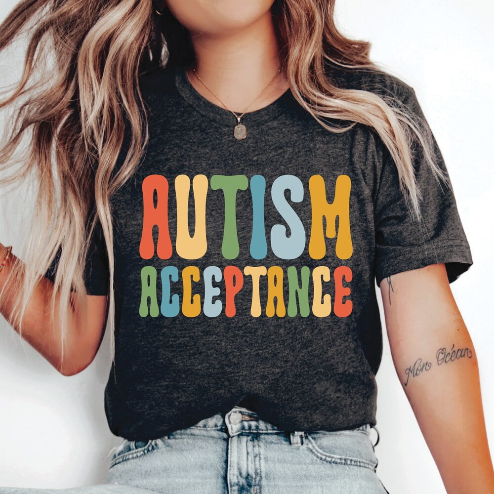 Vintage Autism Acceptance Autism Support Autism Awareness Month Gift ...