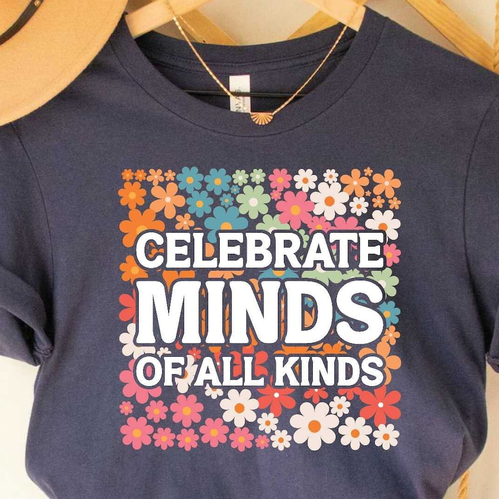 Vintage Autism, Celebrate Minds Of All Kinds Neurodiversity Aba Therapist Inclusion Sped Teacher ...