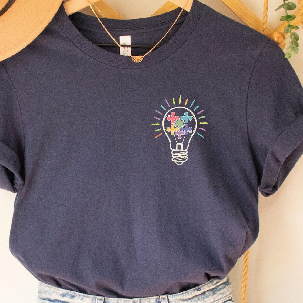 Vintage Autism Light Bulb Autism Teacher Inclusion Neurodiversity ...