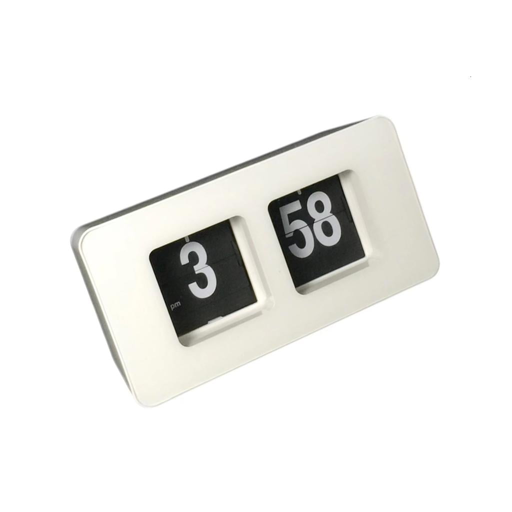 Vintage Auto Flipped Clock Battery Powered Retro Digital Table Desk ...