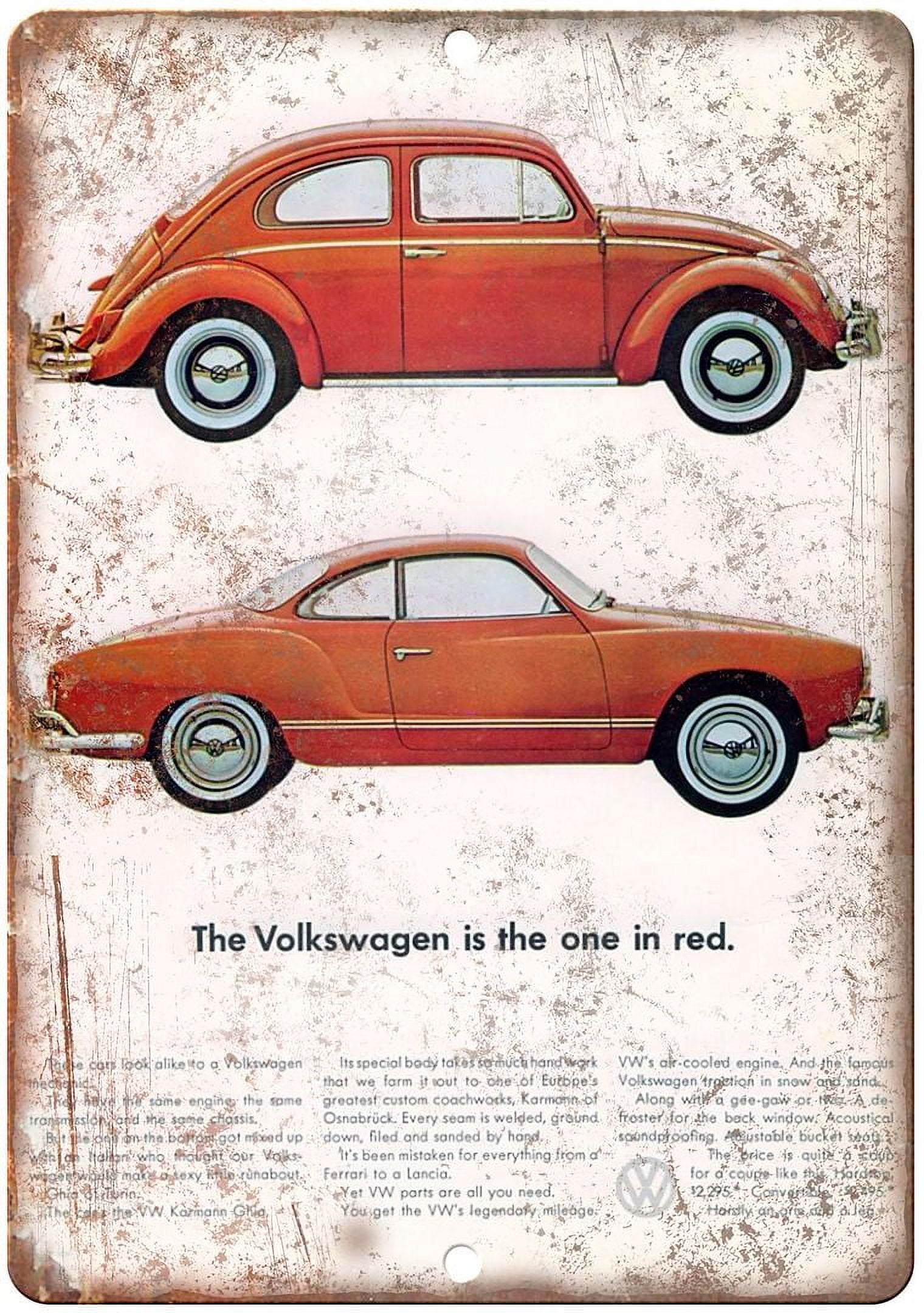 Vintage Automoble Advertisement - Retro Look Metal Sign - Jumbo 10" x ...