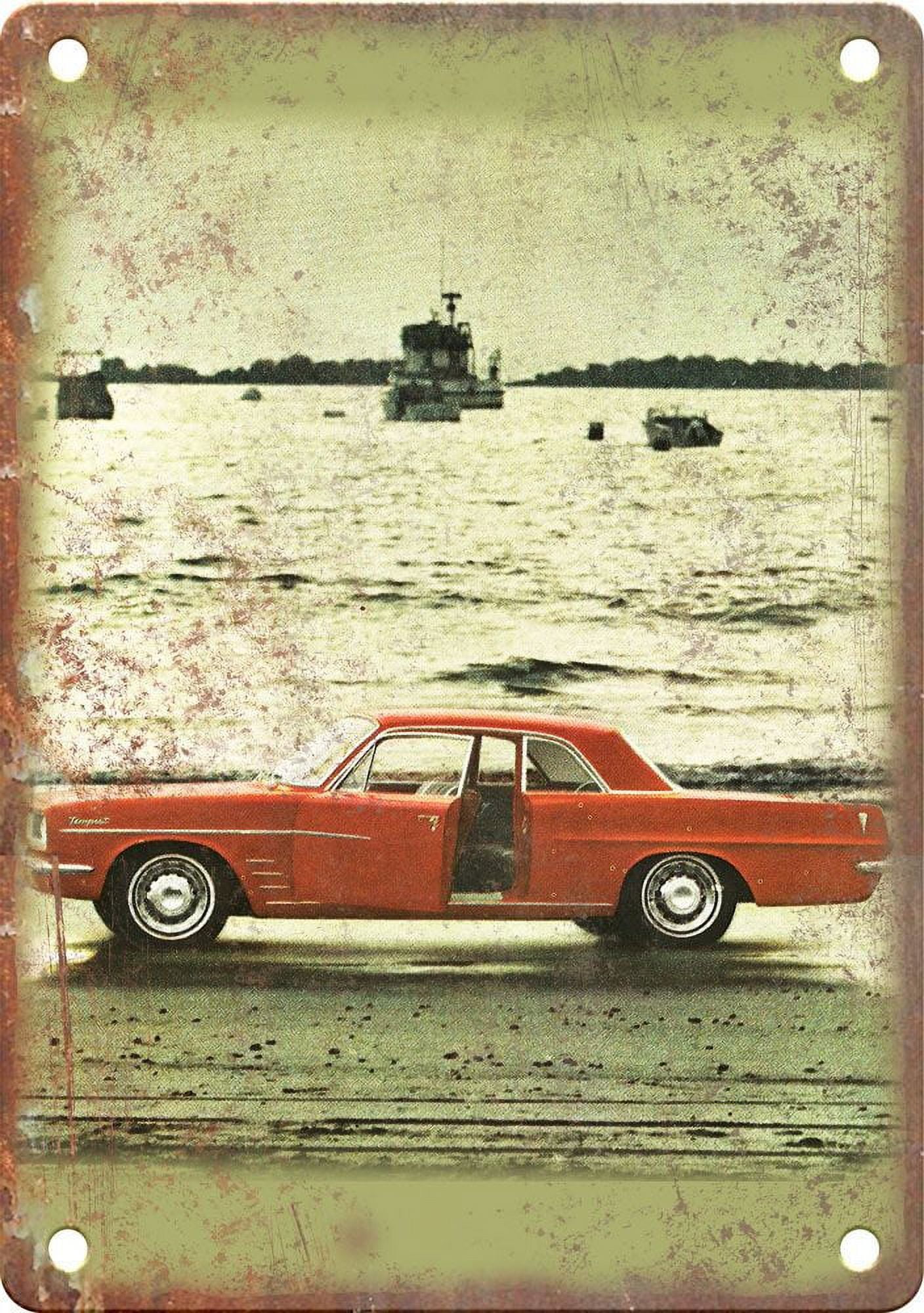 Vintage Automoble Advertisement - Retro Look Metal Sign - Jumbo 10" x ...