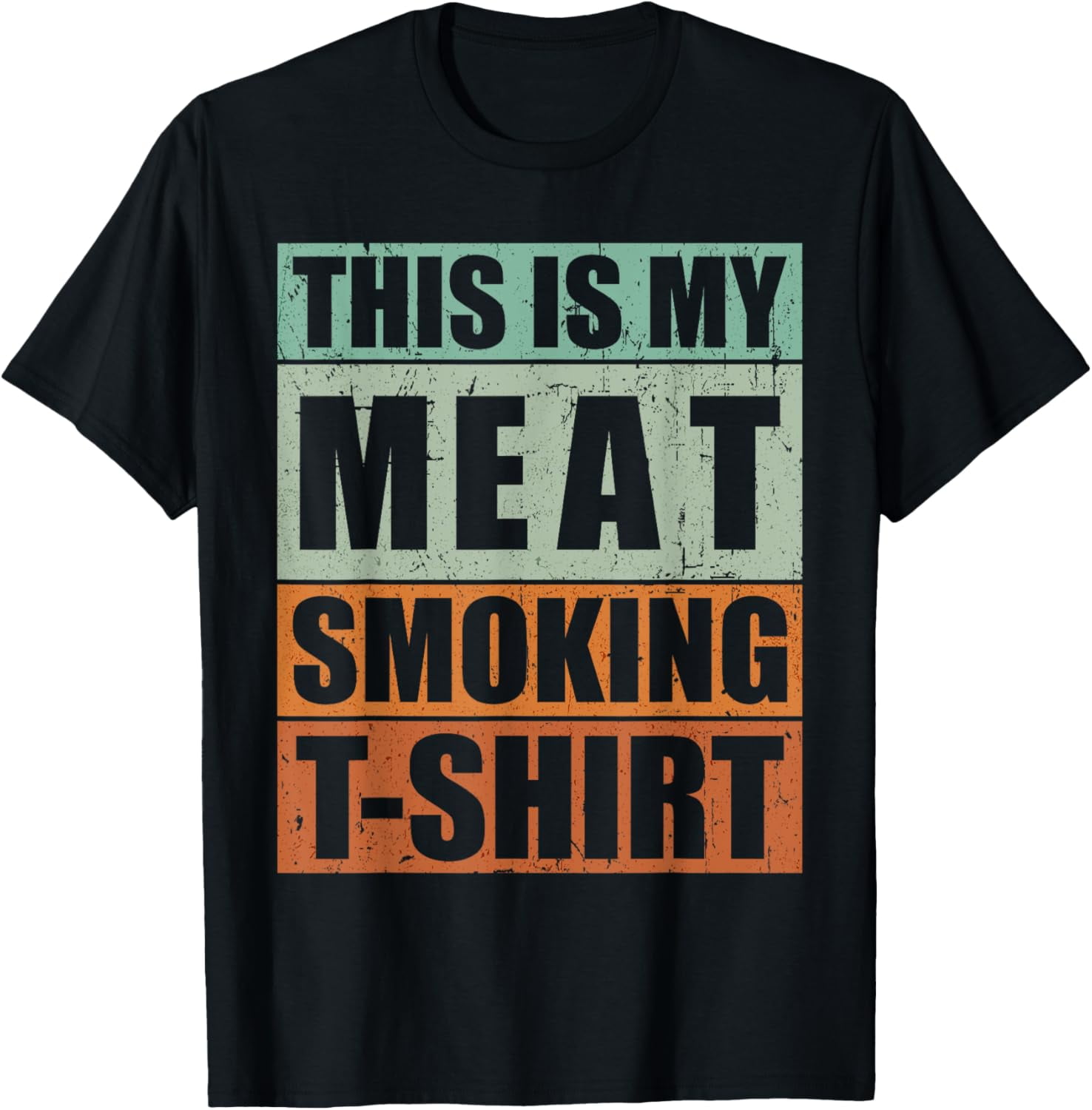 Vintage BBQ Retro Barbeque, This is My Meat Smoking T-Shirt - Walmart.com