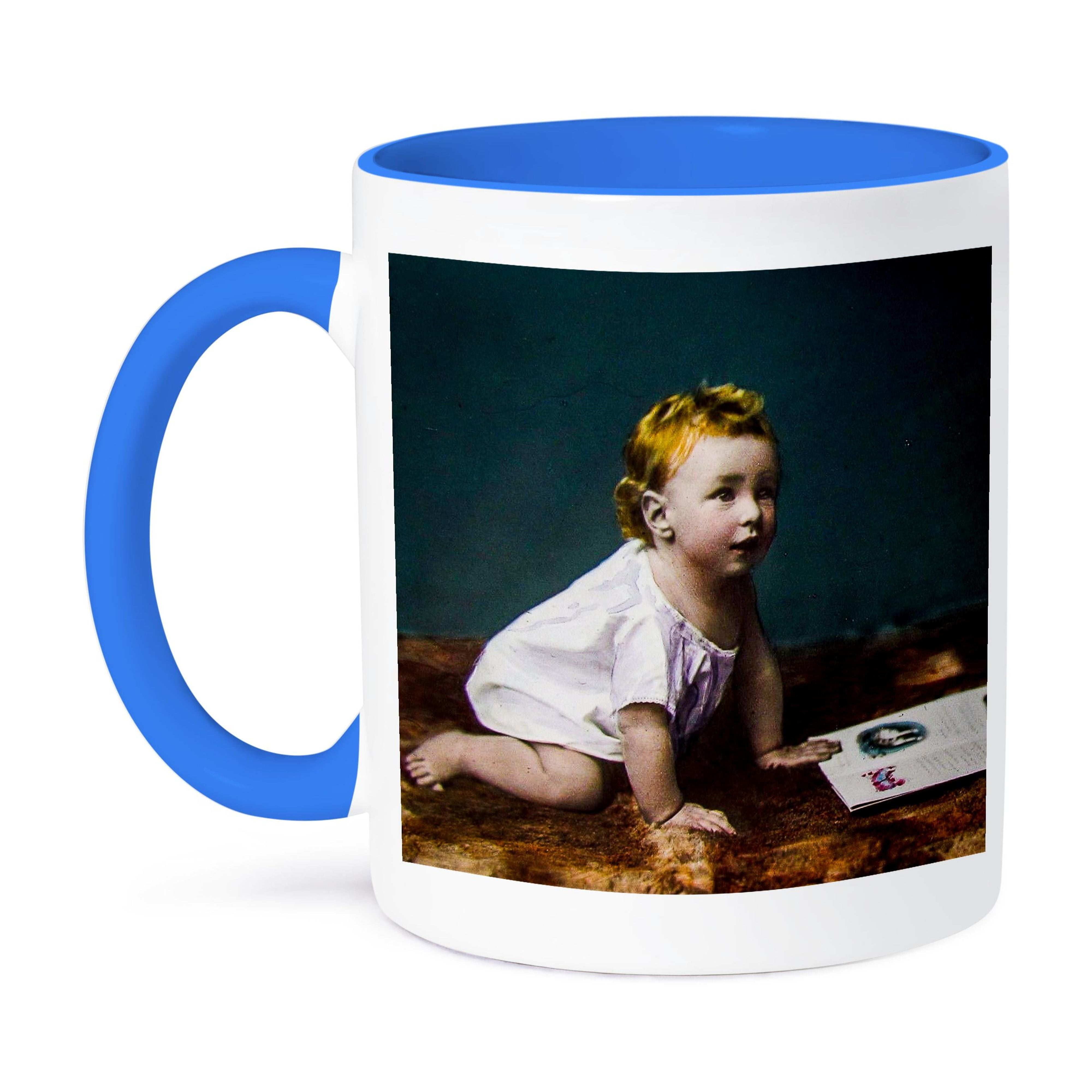 3dRose, Vintage Baby Photo Circa 1890s Hand Tinted Cutie Pie, 15oz Two ...