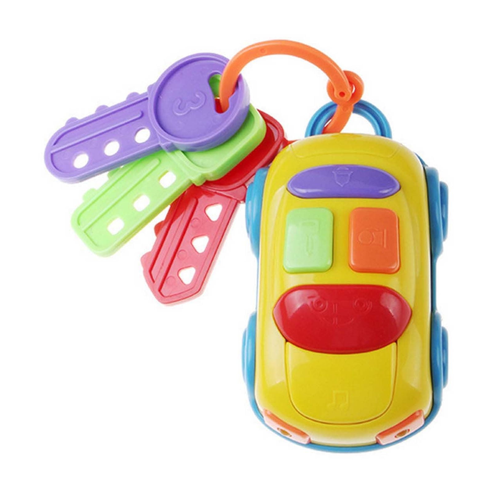 Vintage Baby Toddler Learning Toy Music Car Wash Keys Educational Toys ...