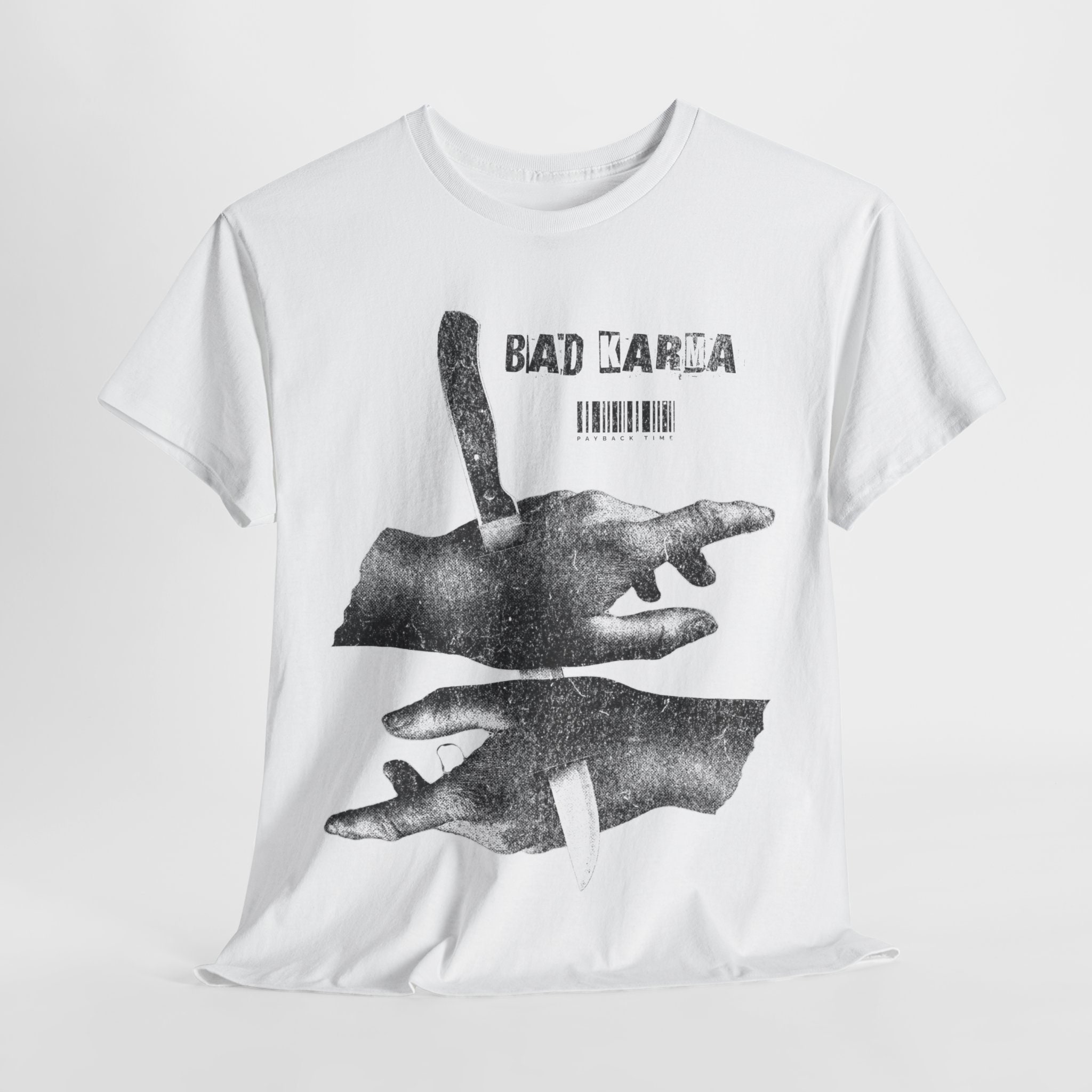 Vintage Bad Karma Graphic Tee - Retro Alternative Fashion Streetwear ...