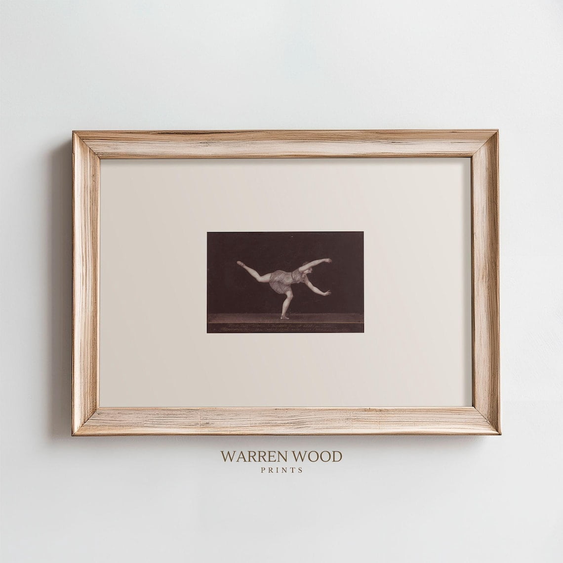 Vintage Ballerina Art Print, Washed Pink Dance Illustration, 18Th ...