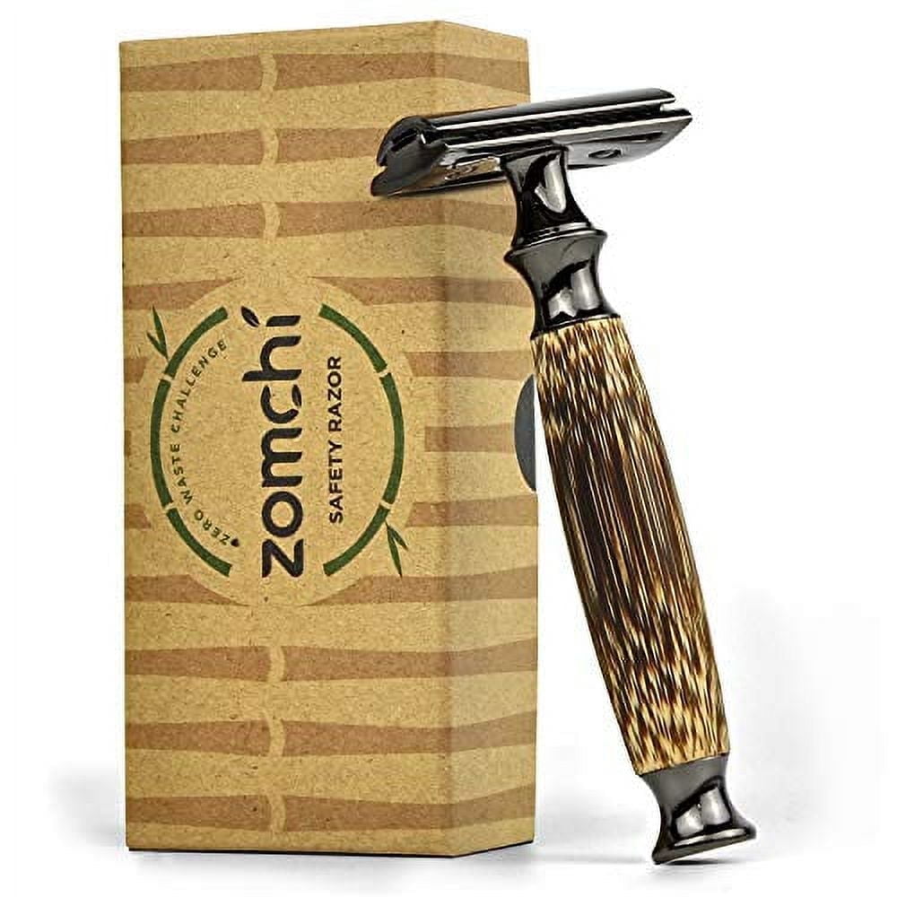 Vintage Bamboo Safety Razor for Men or Women with Thick Handle by ...