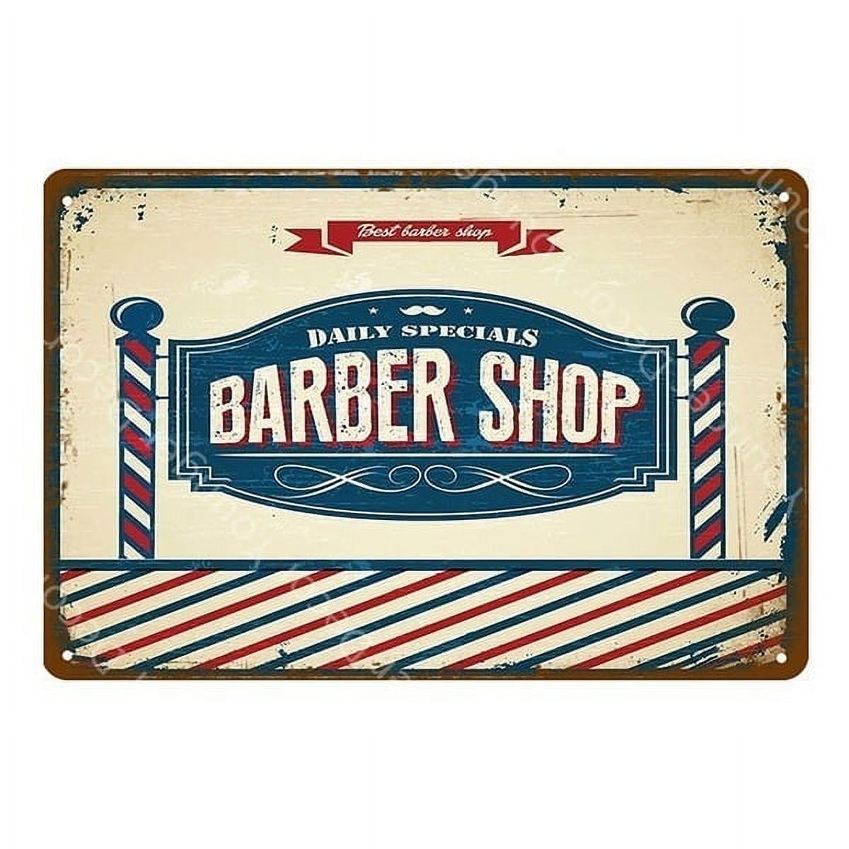 Vintage Barber Shop Metal Signs Haircut Tattoo Poster Cafe Bar College ...