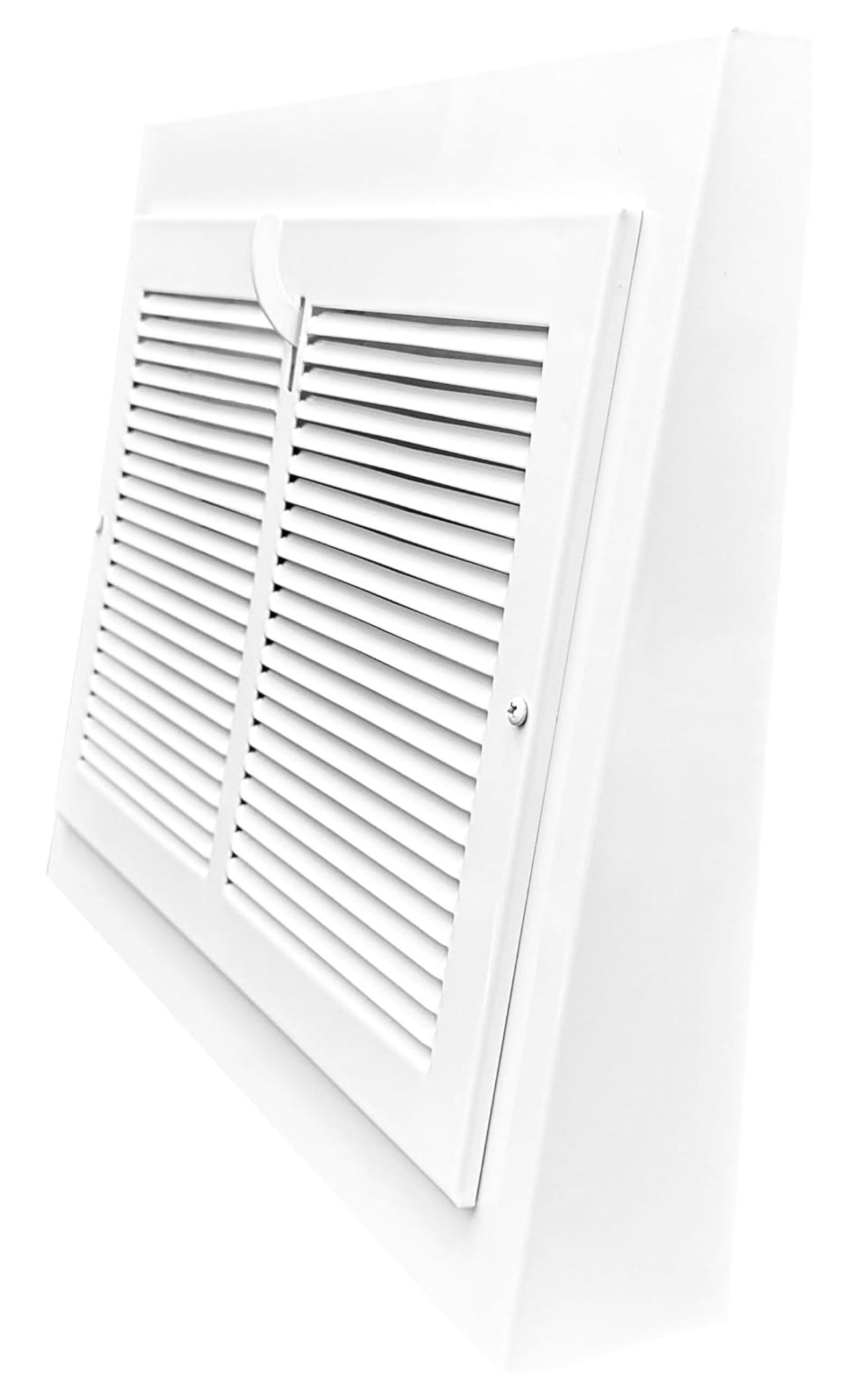 Vintage Baseboard Register 13x12 - White Steel Gravity Vent Replacement ...