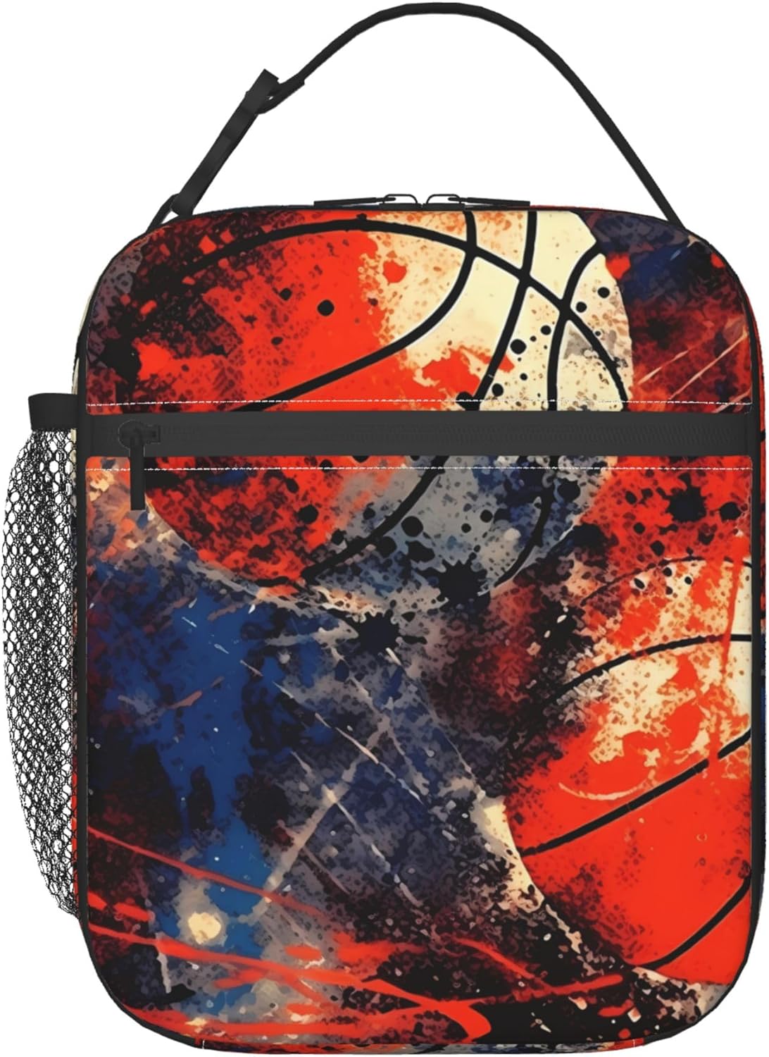 Vintage Basketball Luncha Bag Sport Ball Lunch Box for Women Men ...