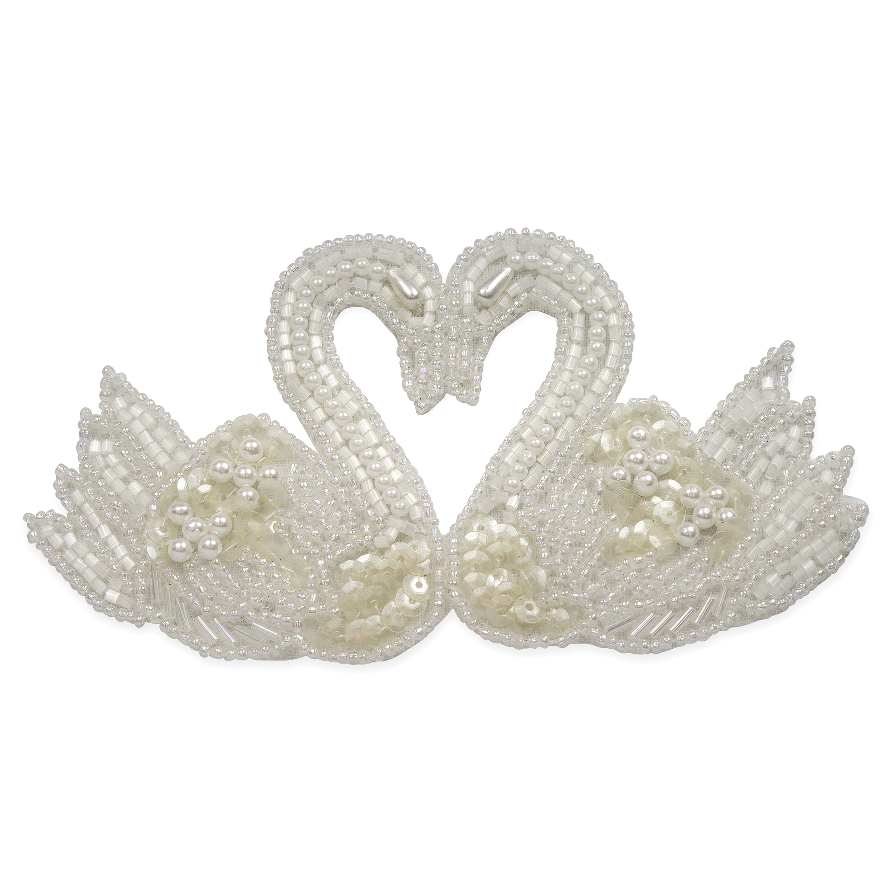 Vintage Bead and Sequin Swan Applique - Walmart.com