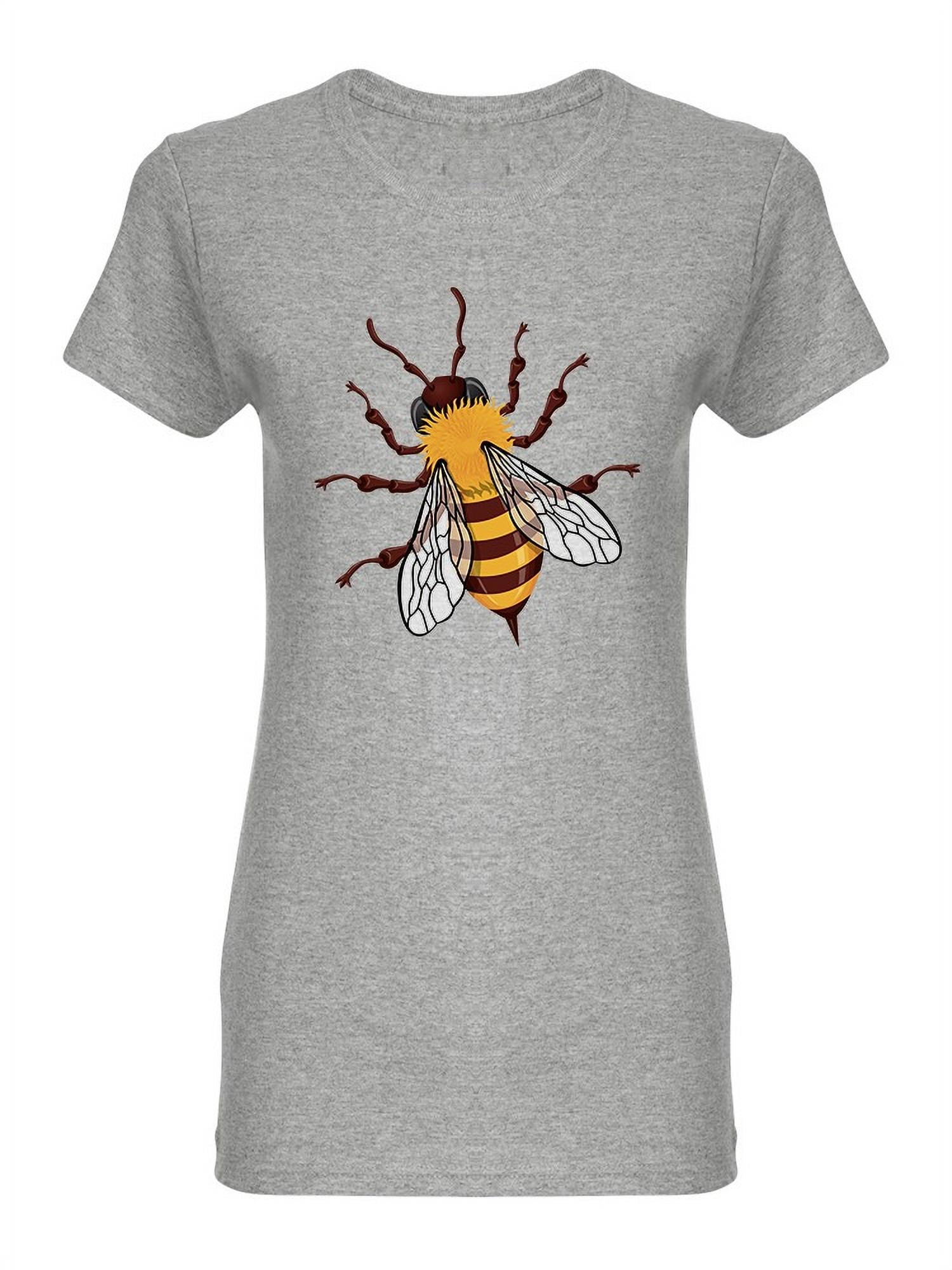 Vintage Bee Design Shaped T-Shirt Women -Image by Shutterstock, Female ...