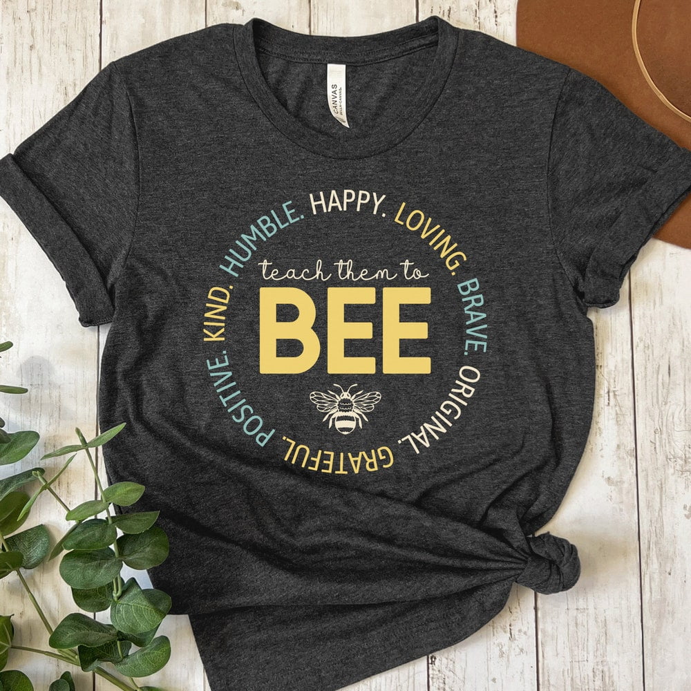 Vintage Bee Teacher, Be Kind, Kindness T-, Back To School Teacher T ...