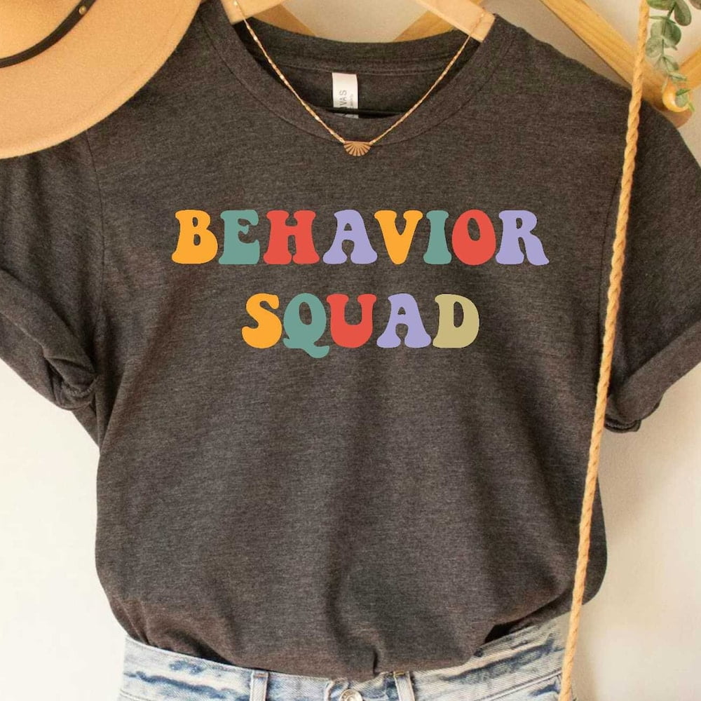 Vintage Behavior Squad Special Education Teacher Gift For Behavior ...