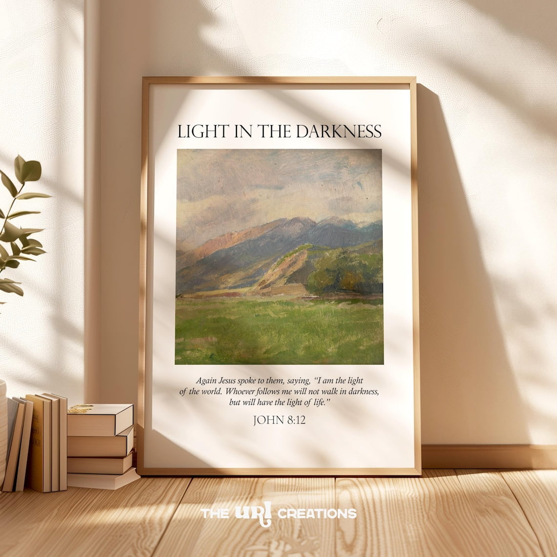 Vintage Bible Verse Wall Art, Modern Christian Wall Art, Way Maker Poster, Cottagecore Decor ...