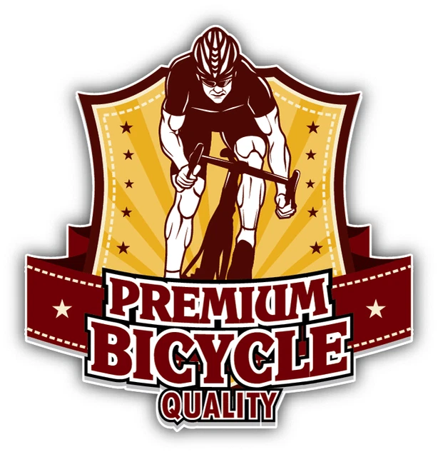 Vintage Bicycle Label Premium Bicycle Quality Sticker Phone Decal Water ...