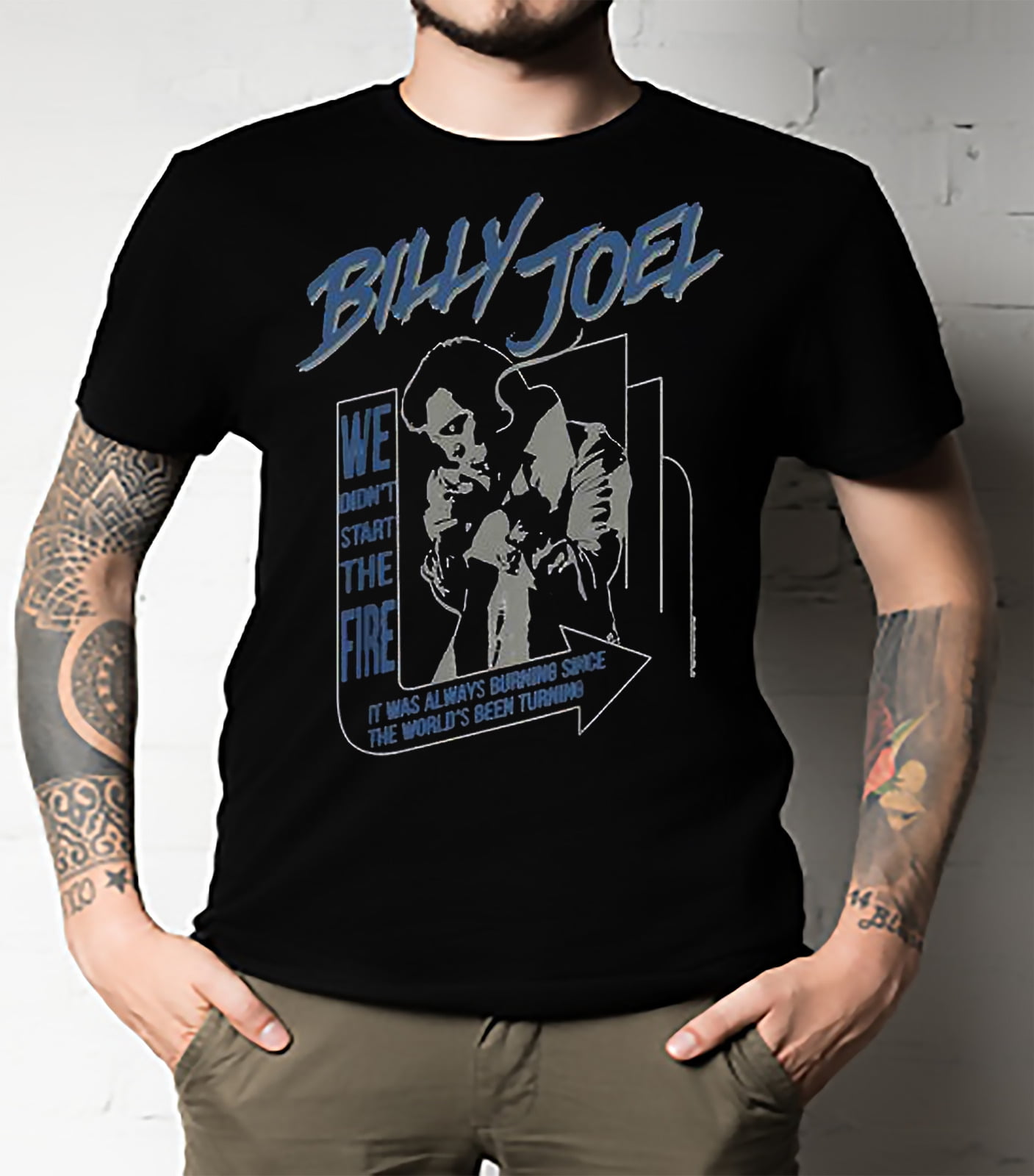 Vintage Billy Joel we didn't start the fireT-shirt essentiel UNISEX All ...