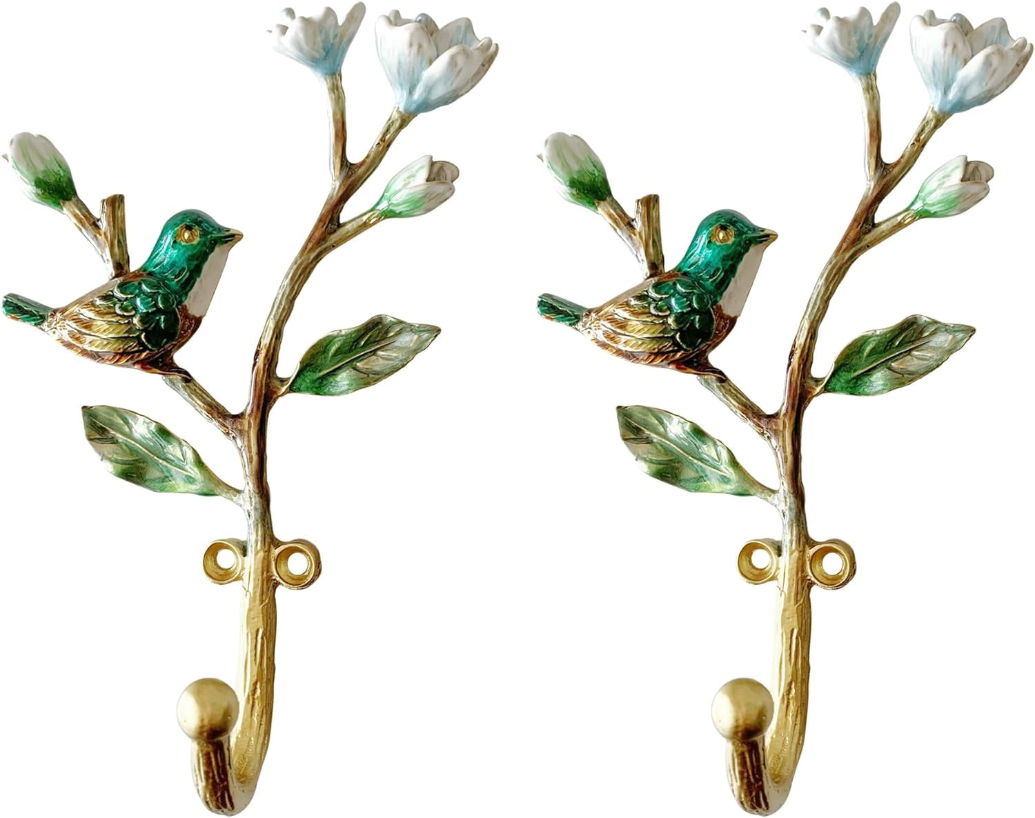Vintage Bird Shaped Decorative Wall Hooks Rack Hangers for Hanging ...