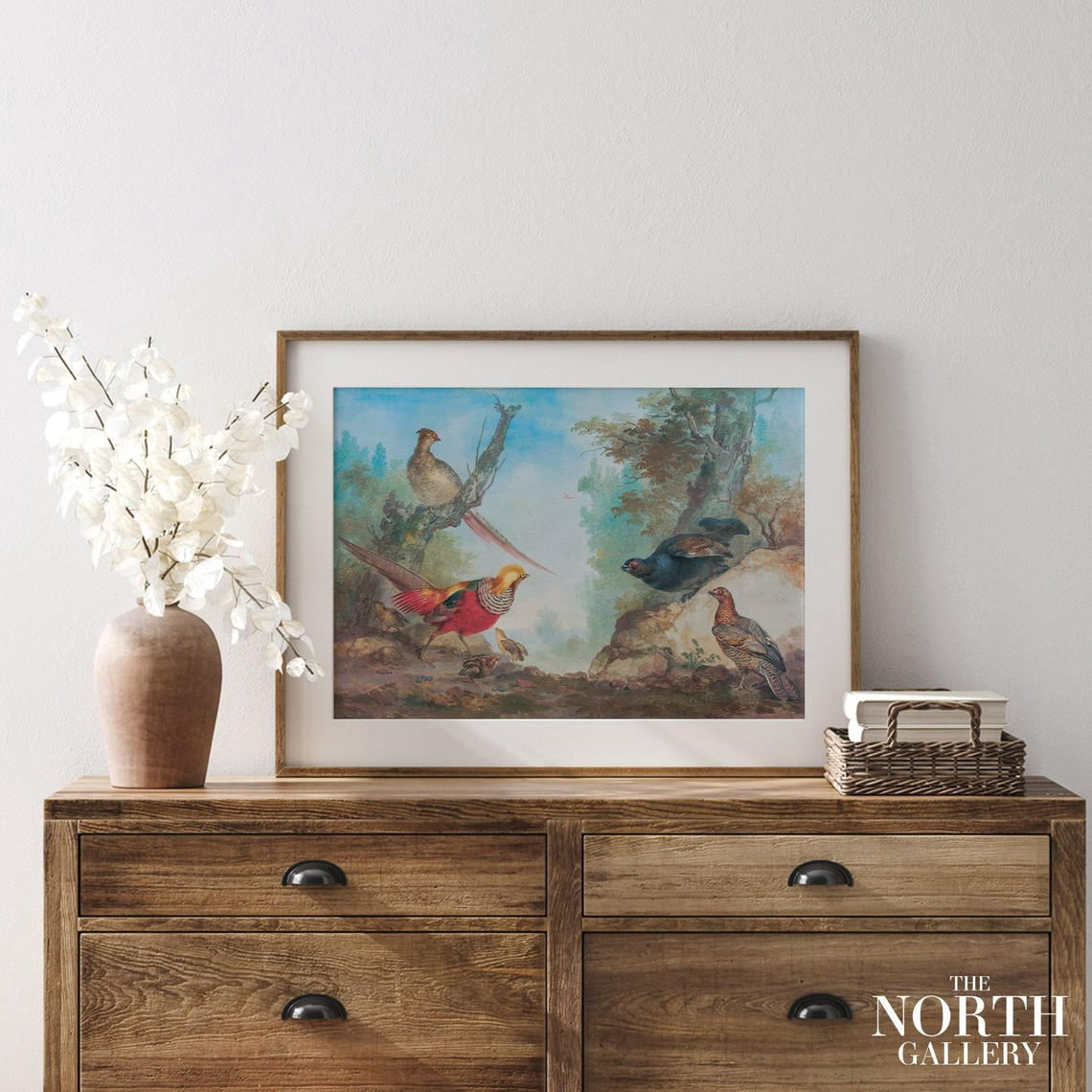 Vintage Birds Poster, Antique Art Print, Nursery Decor, Rustic Decor ...