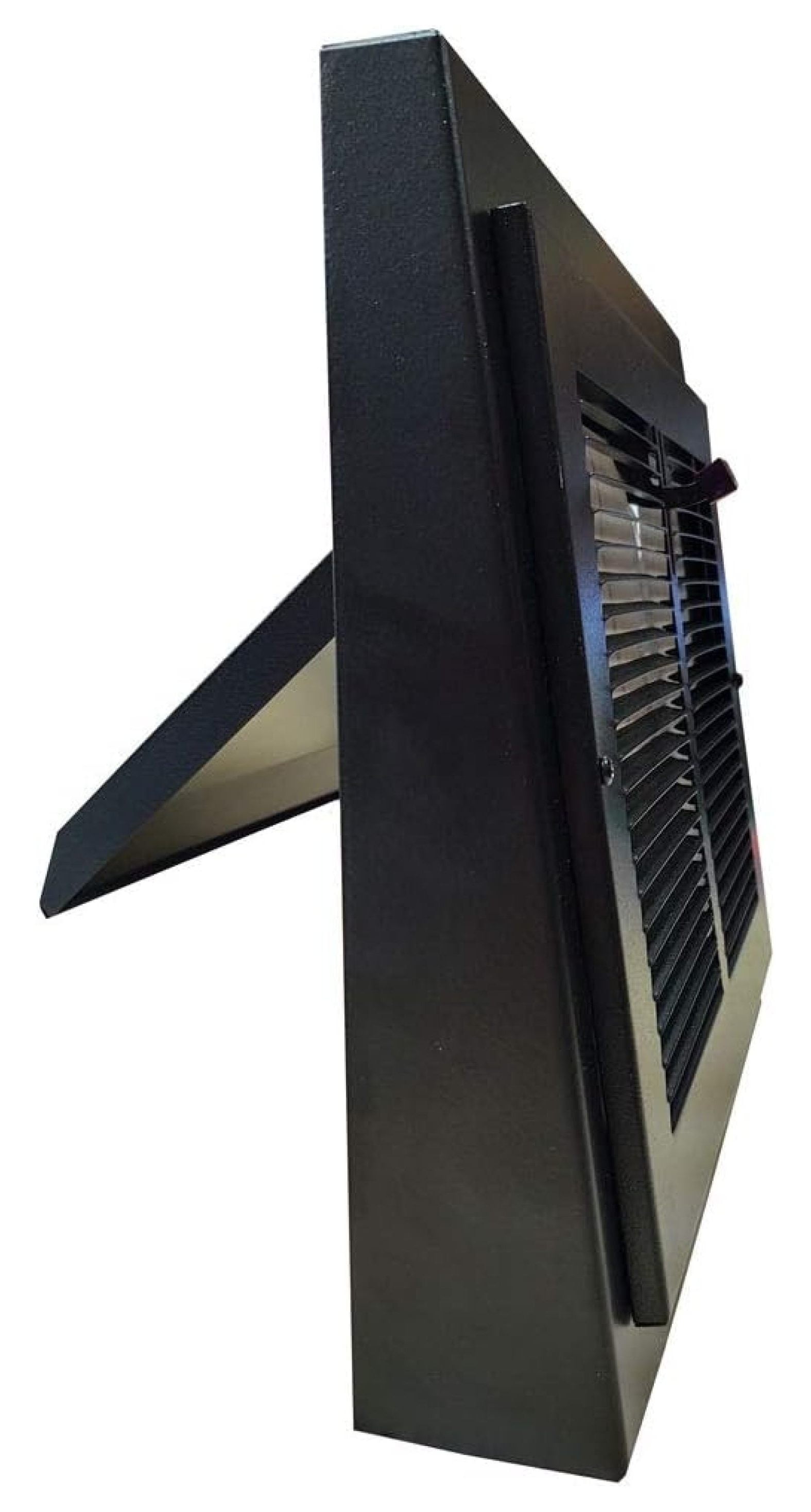 Vintage Black Steel Gravity Baseboard Register - 15" X 12" Outside ...