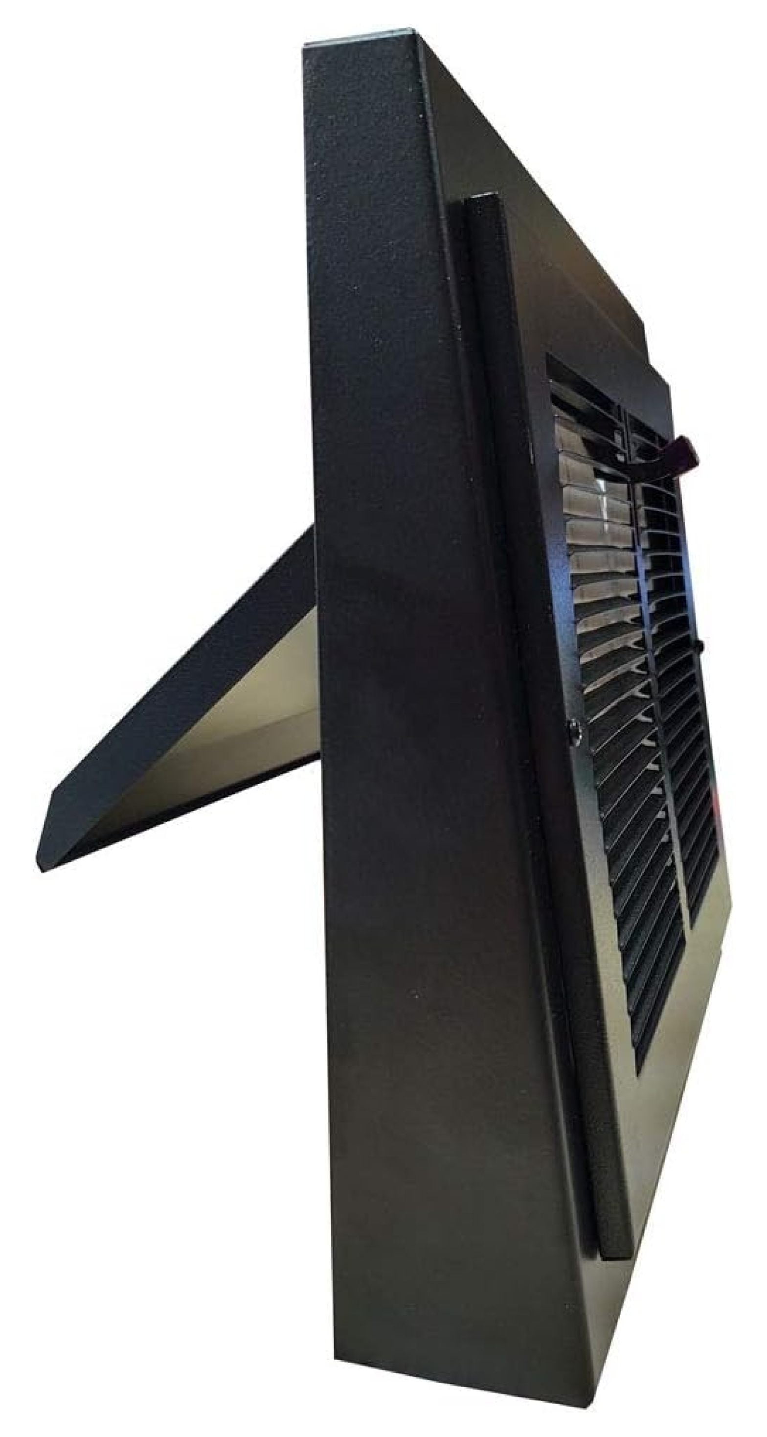 Vintage Black Steel Gravity Baseboard Register - 15" X 12" Outside ...