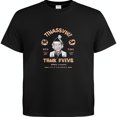 Vintage Black T-Shirt with 'THASSactlyvive' Text & 's Dumb and Dumber ... Vintage Black T-Shirt with 'THASSactlyvive' Text & 's Dumb and Dumber ...