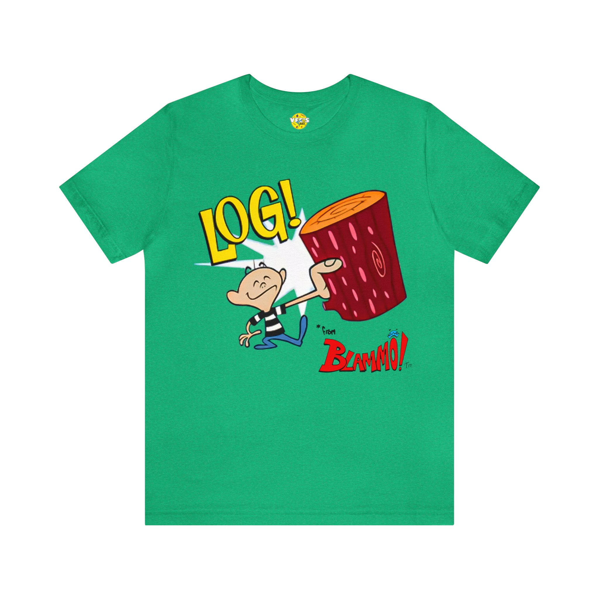 Vintage Blammo! Log Short Sleeve T-shirt - Nostalgic '90s Cartoon Tee ...