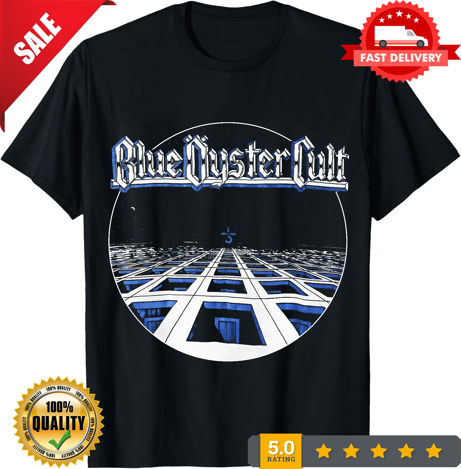 Vintage Blue Oyster Cult t-shirt, Vintage 1978 BOC Hard Rock Metal ...