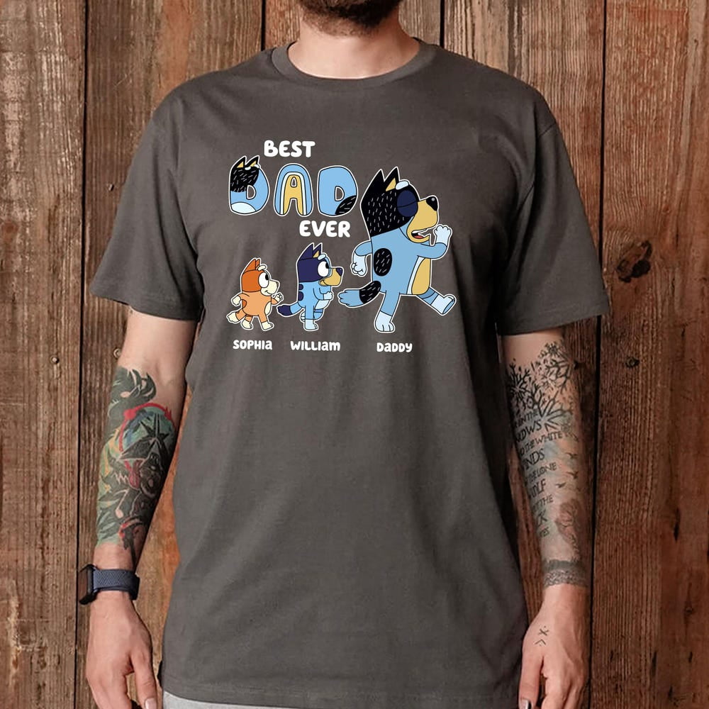 Vintage Bluey Best Dad Ever, Bluey Birthday, Bluey Family, Bluey, Bluey ...