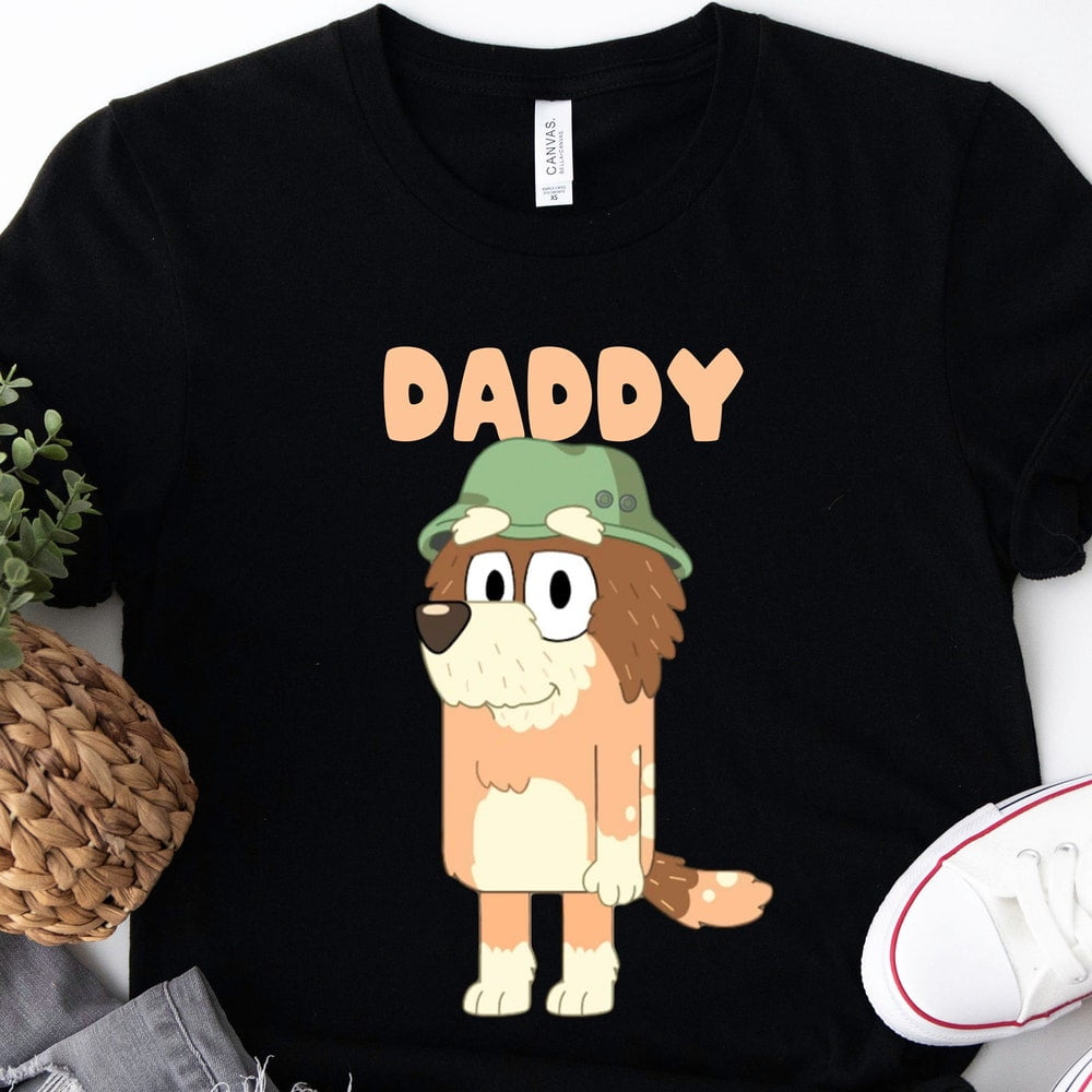 Vintage Bluey Poppy, Bluey Dad, Bluey Pawpaw, Bluey Bingo Family Shirt,Fathers Day, Cool Daddy ...