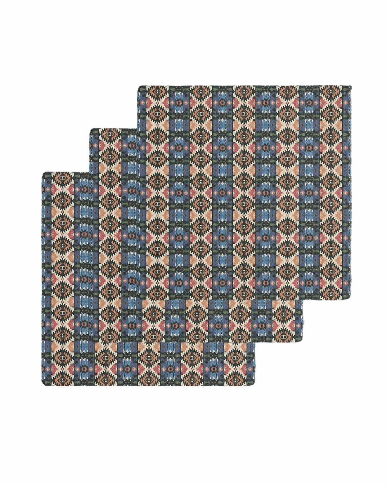 Vintage Boho Kitchen Dish Towels for Drying Dishes Set of 3, Farmhous Country Ethnic Abstract ...