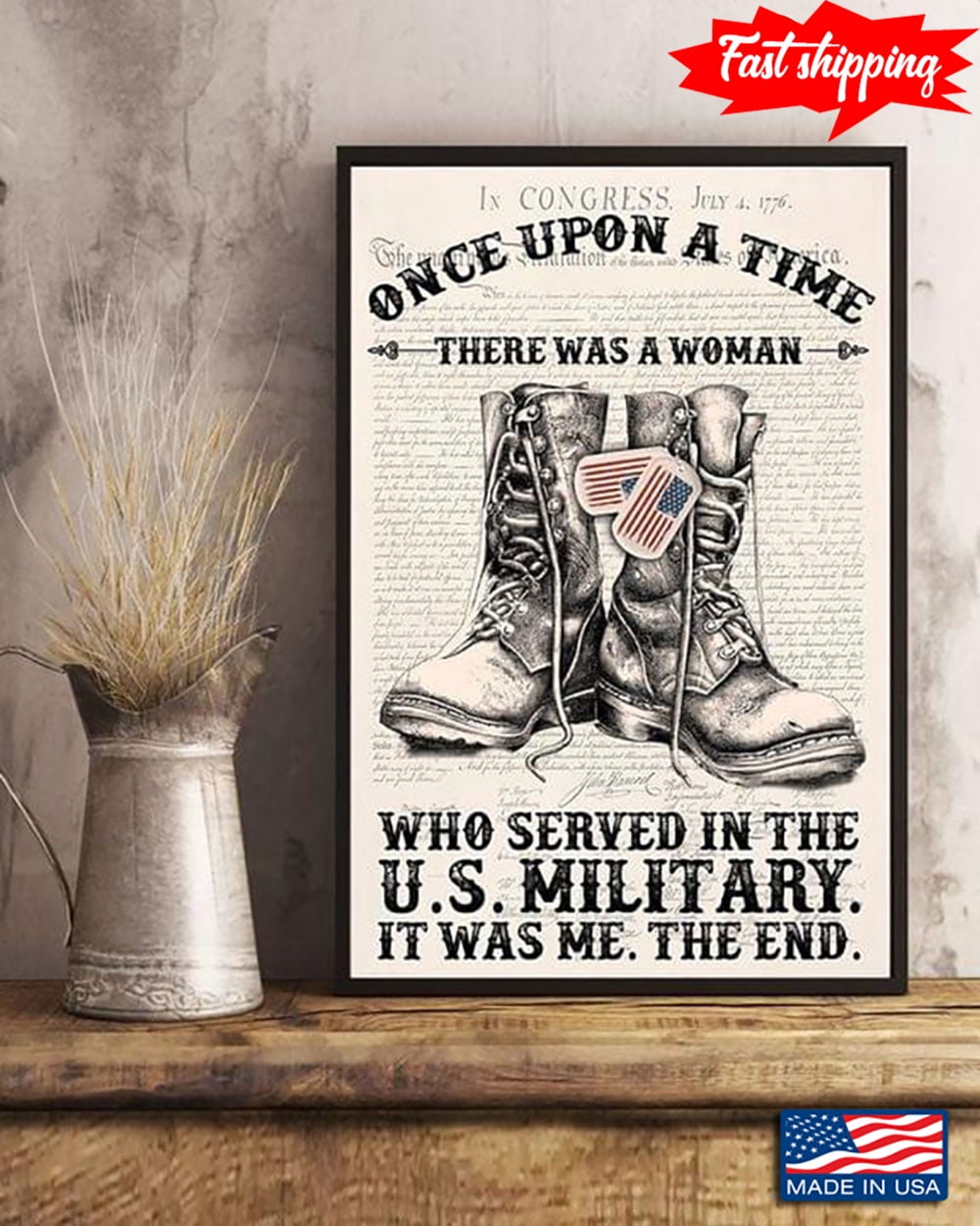 Vintage Book Page Theme Once Upon A Time There Was A Woman Who Served ...