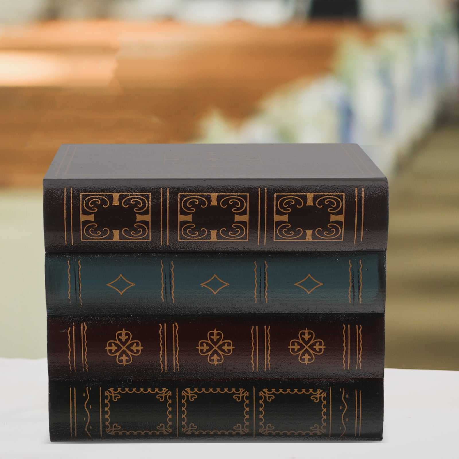 Decorative False Book Box for Home Office Shelf Decoration with Density ...