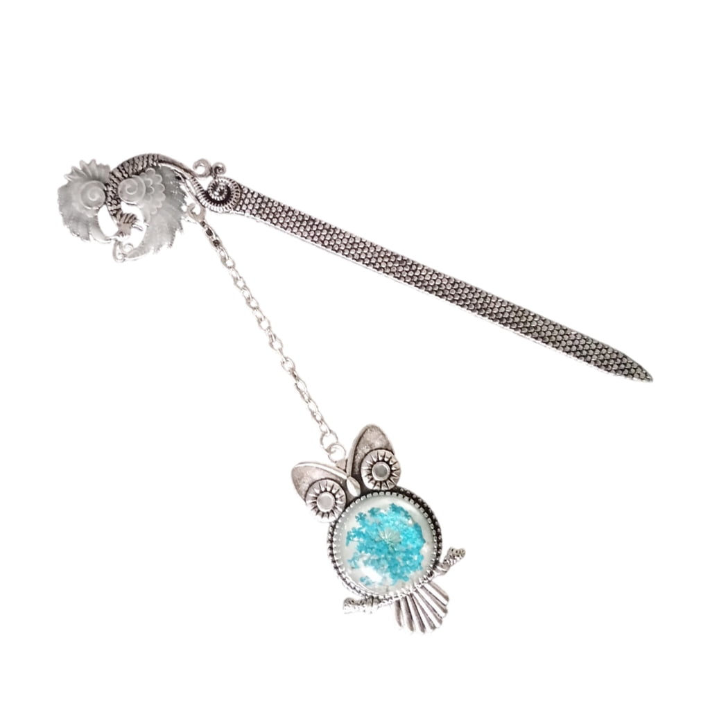 Vintage Bookmarks with Chain Pendant Glowing Bookmarks Book Page Marker ...