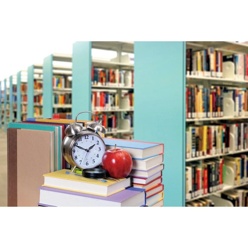 Vintage Bookshelf Backdrop Library Books Interior Photography ...