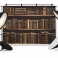 Vintage Bookshelf Photography Backdrop 7x5FT, Library Book Retro Photo ...